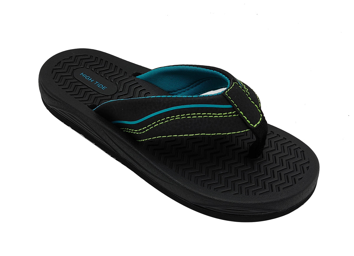 HIGH TIDE "ZIG ZAG" COMFORT KIDS FLIP FLOPS – High Tide Footwear