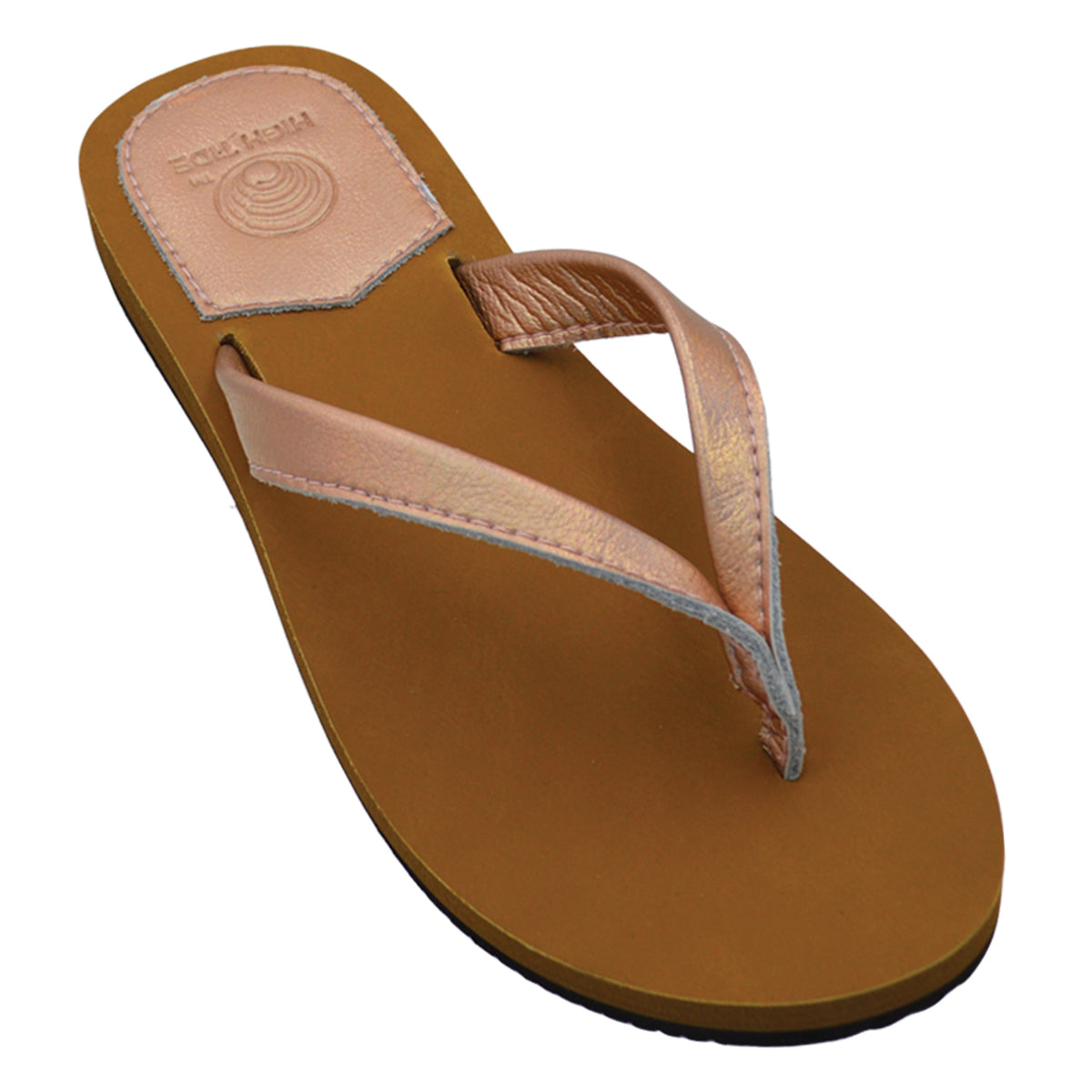 HIGH TIDE LADIES "COZUMEL" ROSE GOLD FLIP FLOPS – High Tide Footwear